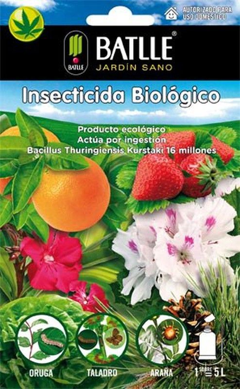 Insecticida biológico en sobre para 750 mm. — jardineriadelvalles
