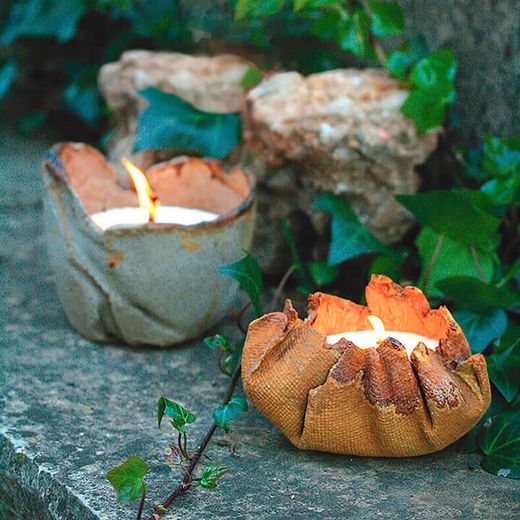 Vela orgánica de fibras naturales ORGANIC Cerabella Velas ...